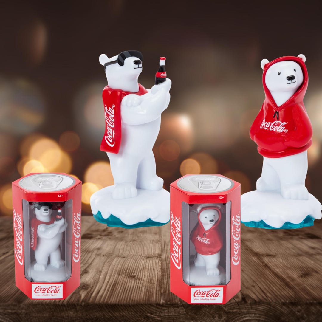 2025 Coca-cola Winter Collectible Figures Set of 2 - Etsy