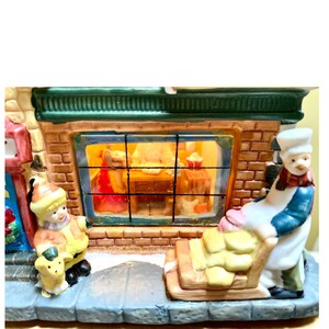 Bakery 3D Porcelain Lighted Glass Window House - Etsy