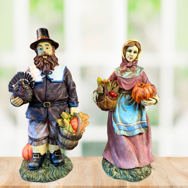 Pilgrim Figurine - Etsy