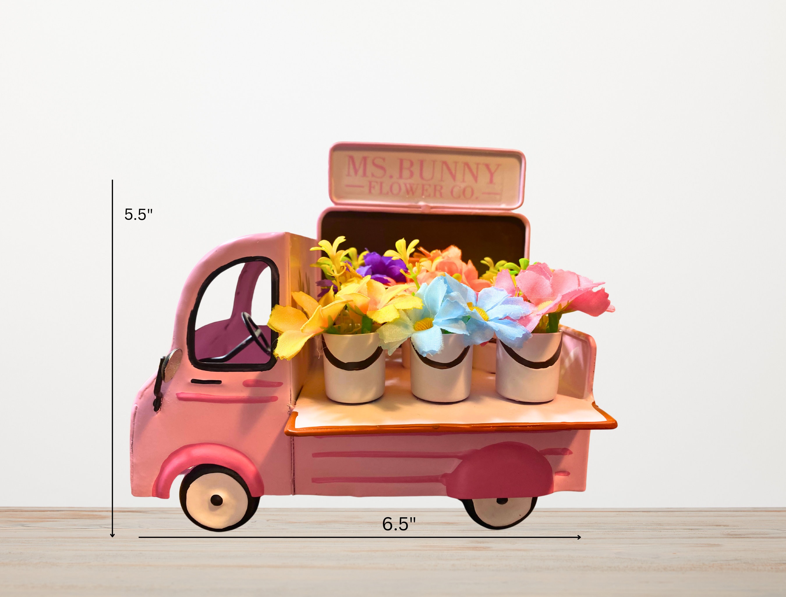 Ashland Ms. Bunny Flower Truck Tabletop Décor Figurine, 7” Tall - Etsy