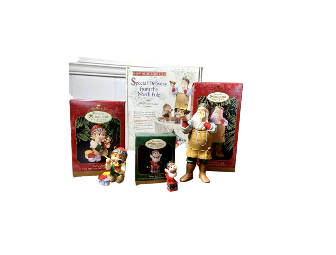 1999 Hallmark “special Delivery From the North Pole” Christmas Ornament ...