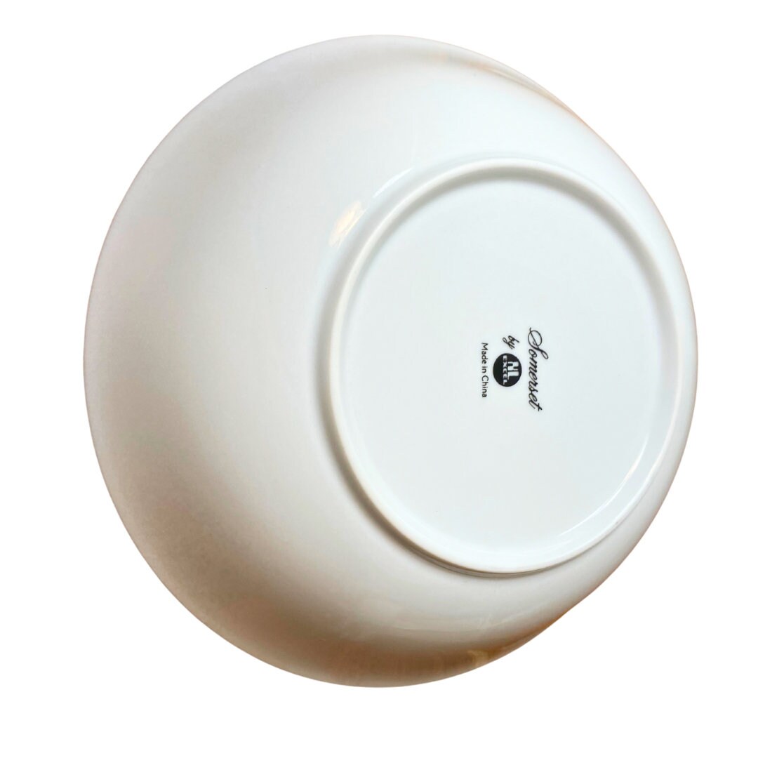 Somerset by Excel Fine Porcelain China Open Vegetable Bowl, 9” D - Etsy