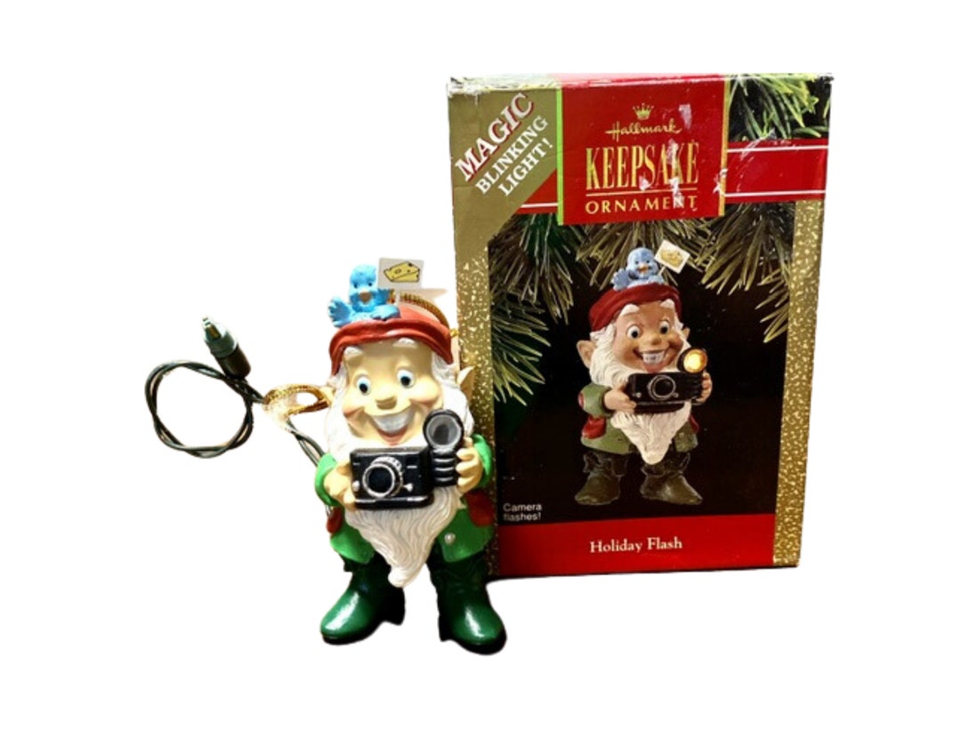 1990 Hallmark Holiday Flash Christmas Ornament - Etsy