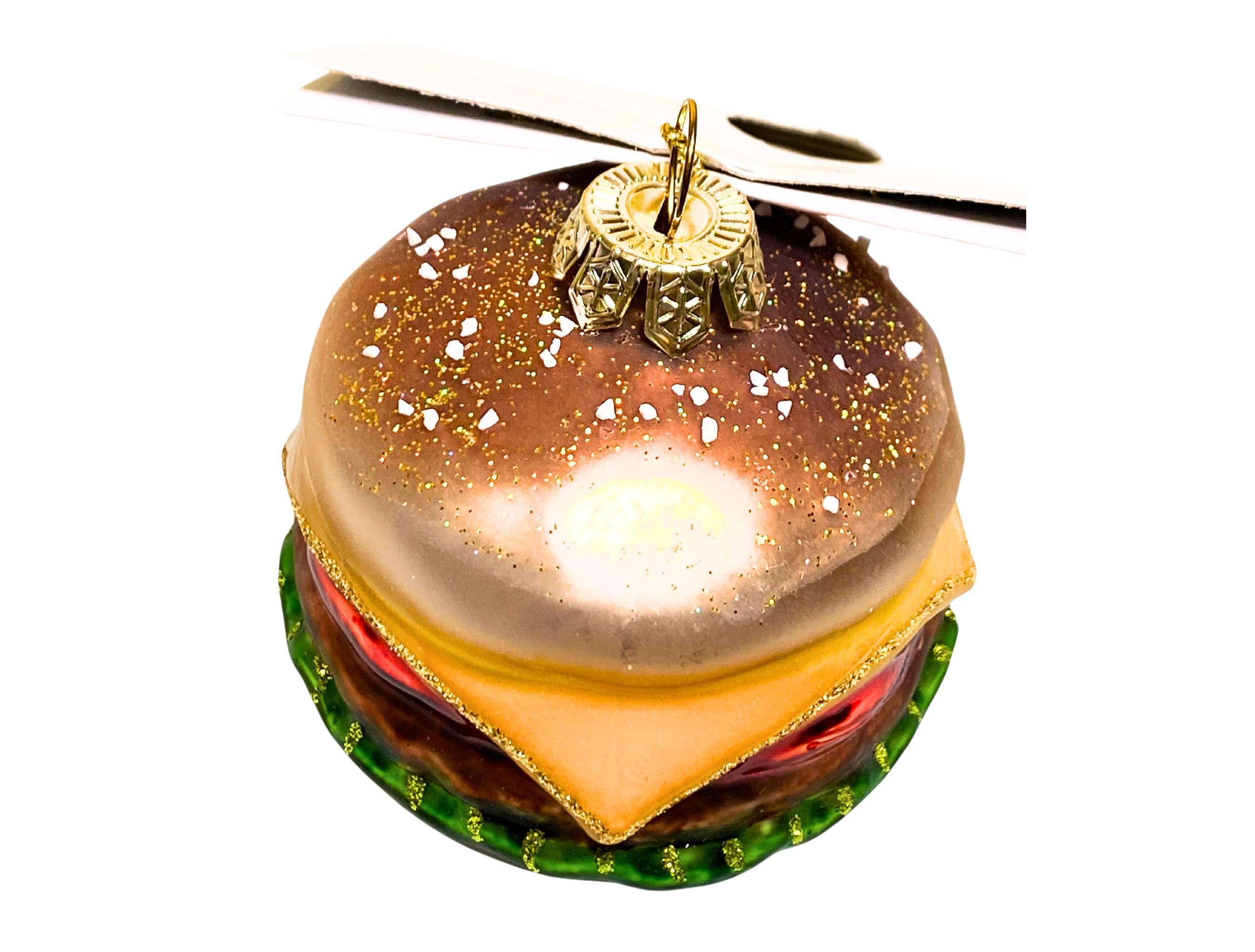 Glass Cheeseburger Christmas Tree Ornament - Etsy