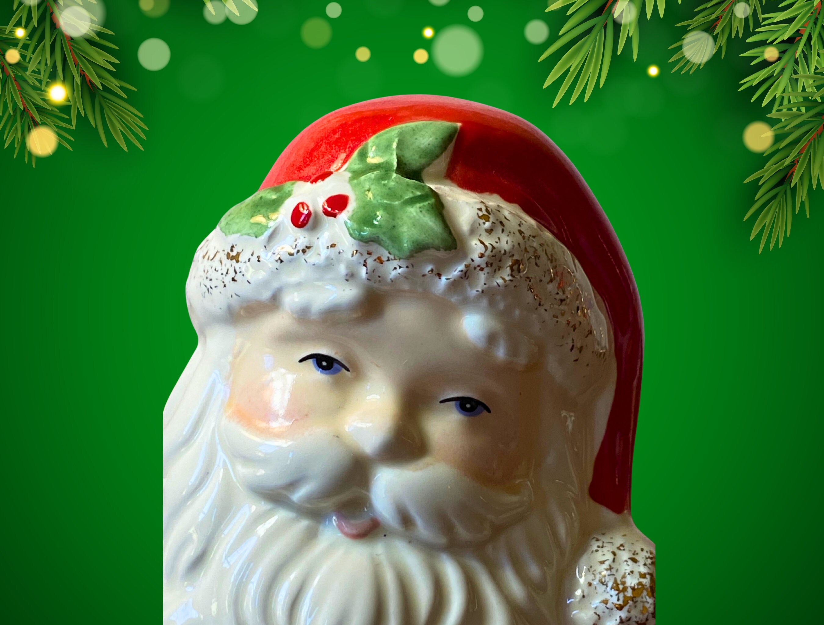 LENOX Seasons Sparkle Lit Santa Color Changing Lit Figurine - Etsy