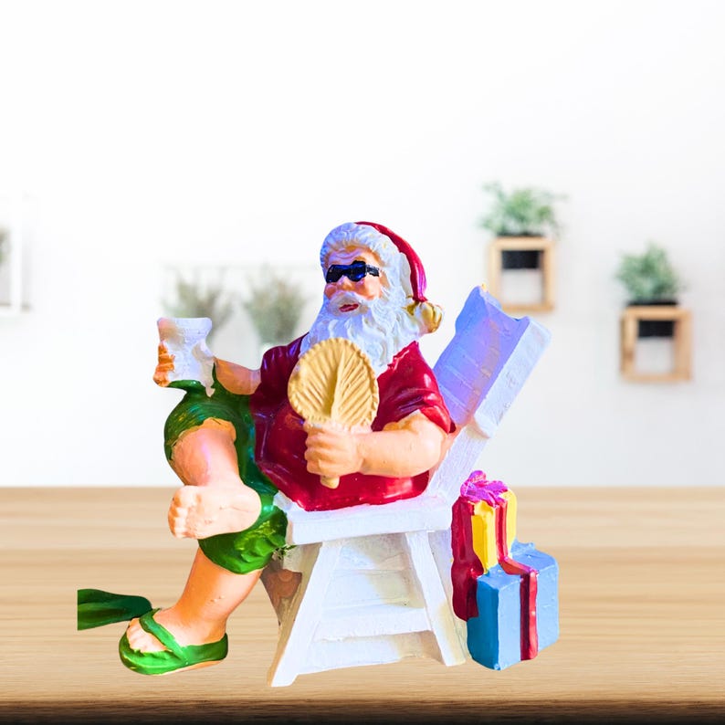 2025 Carole Towne Collection Santa's Beach House Figurine. 8.5" Tall - Etsy