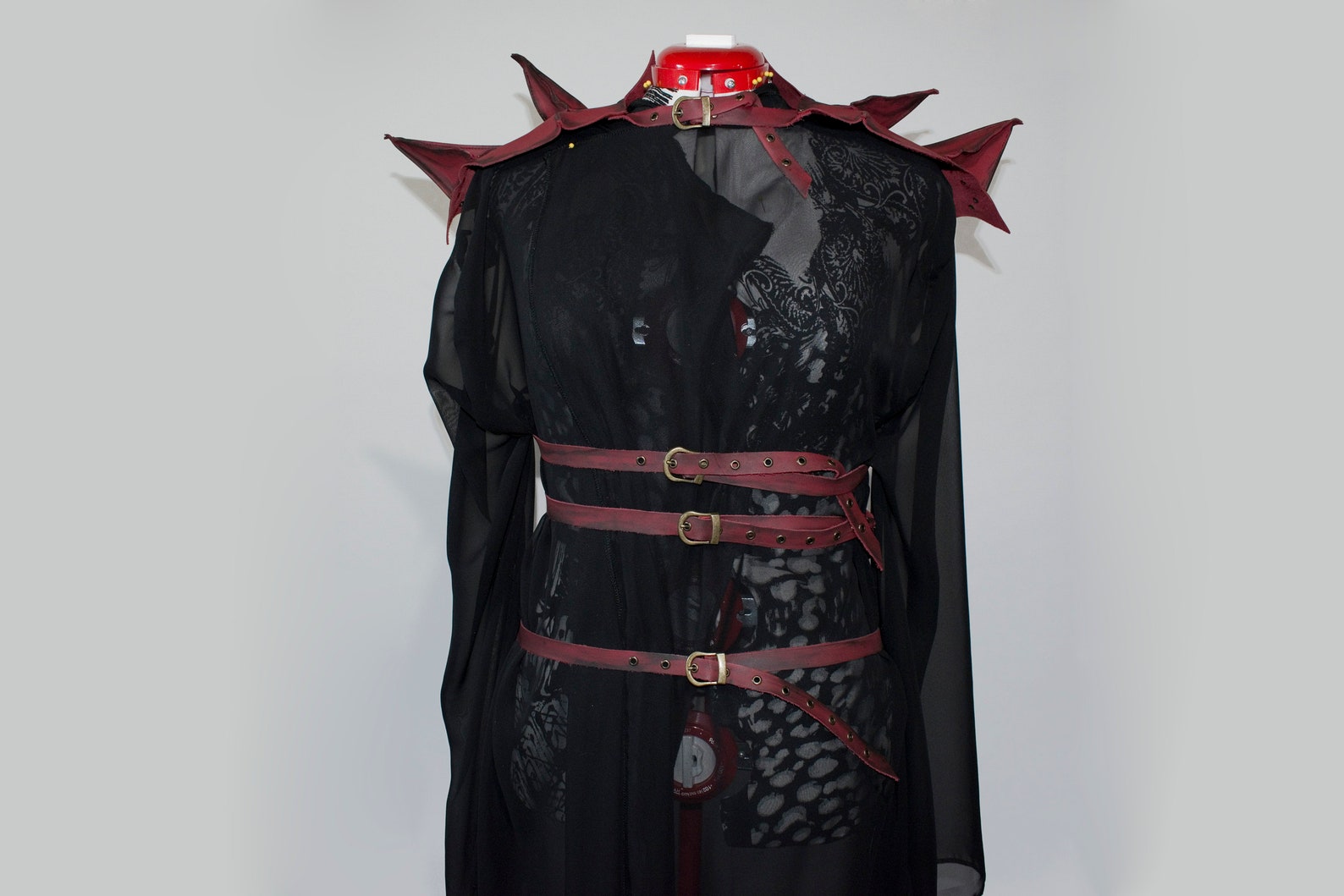 Dragon Spine Harness, Sculpted Leather, Distressed Harness, Armor ...