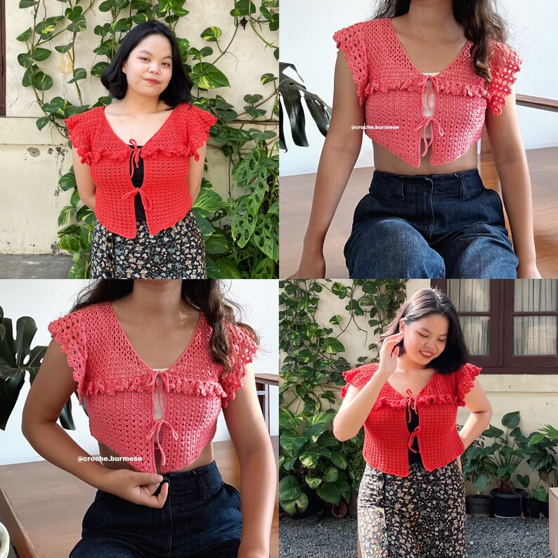 Crochet Written Pattern: Aria Cardigan - Etsy