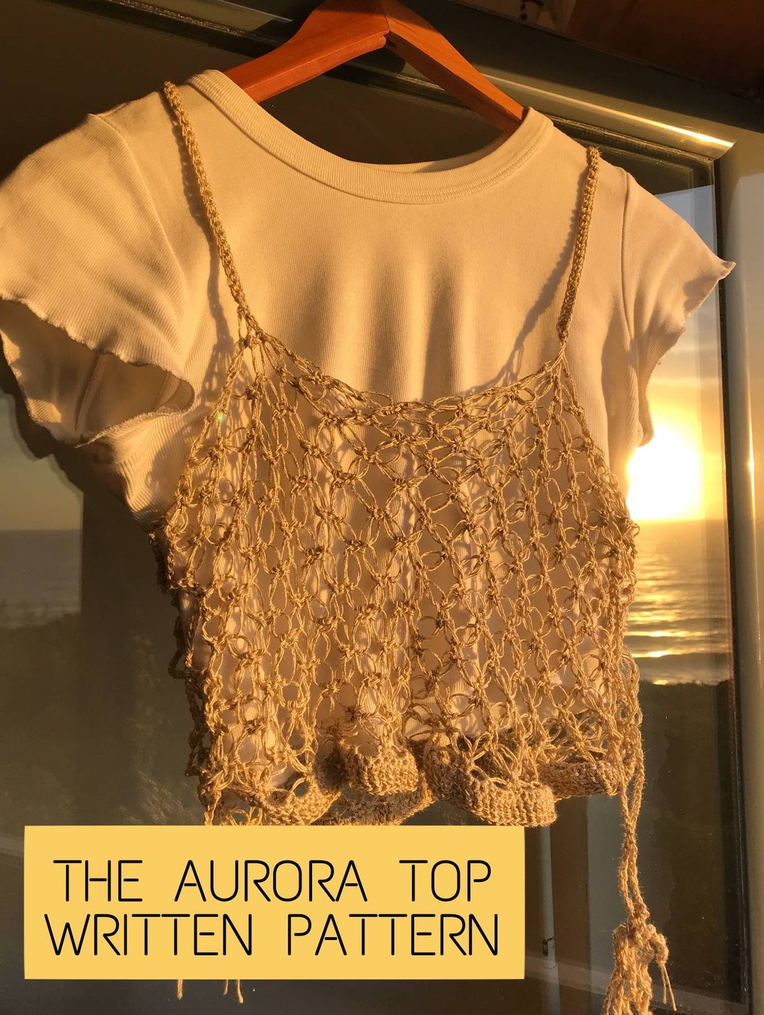 WRITTEN PATTERN: Aurora Top - Etsy