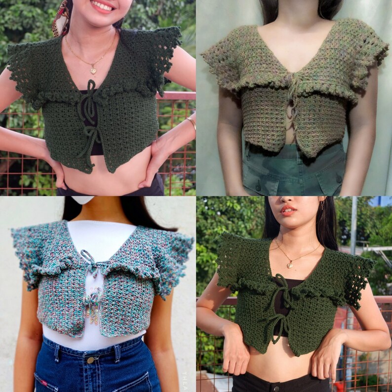 Crochet Written Pattern: Aria Cardigan - Etsy