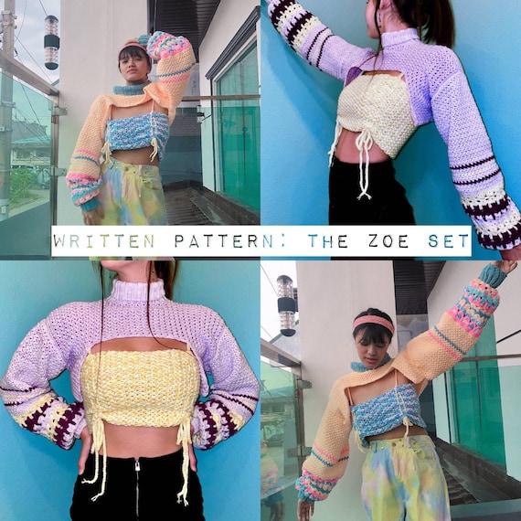 WRITTEN PATTERN: the Zoe Set | Etsy