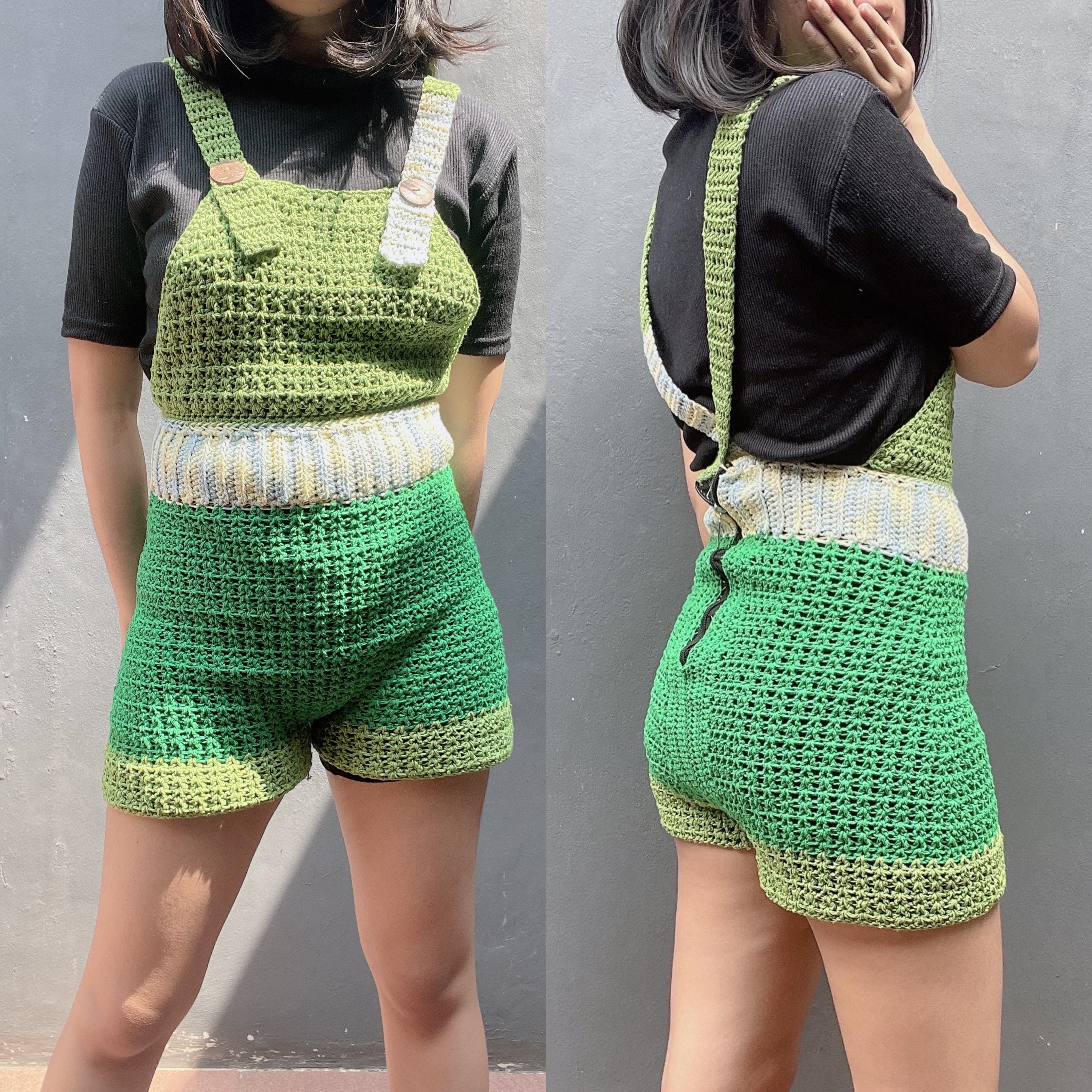 Crochet Written Pattern: Reese Overalls - Etsy