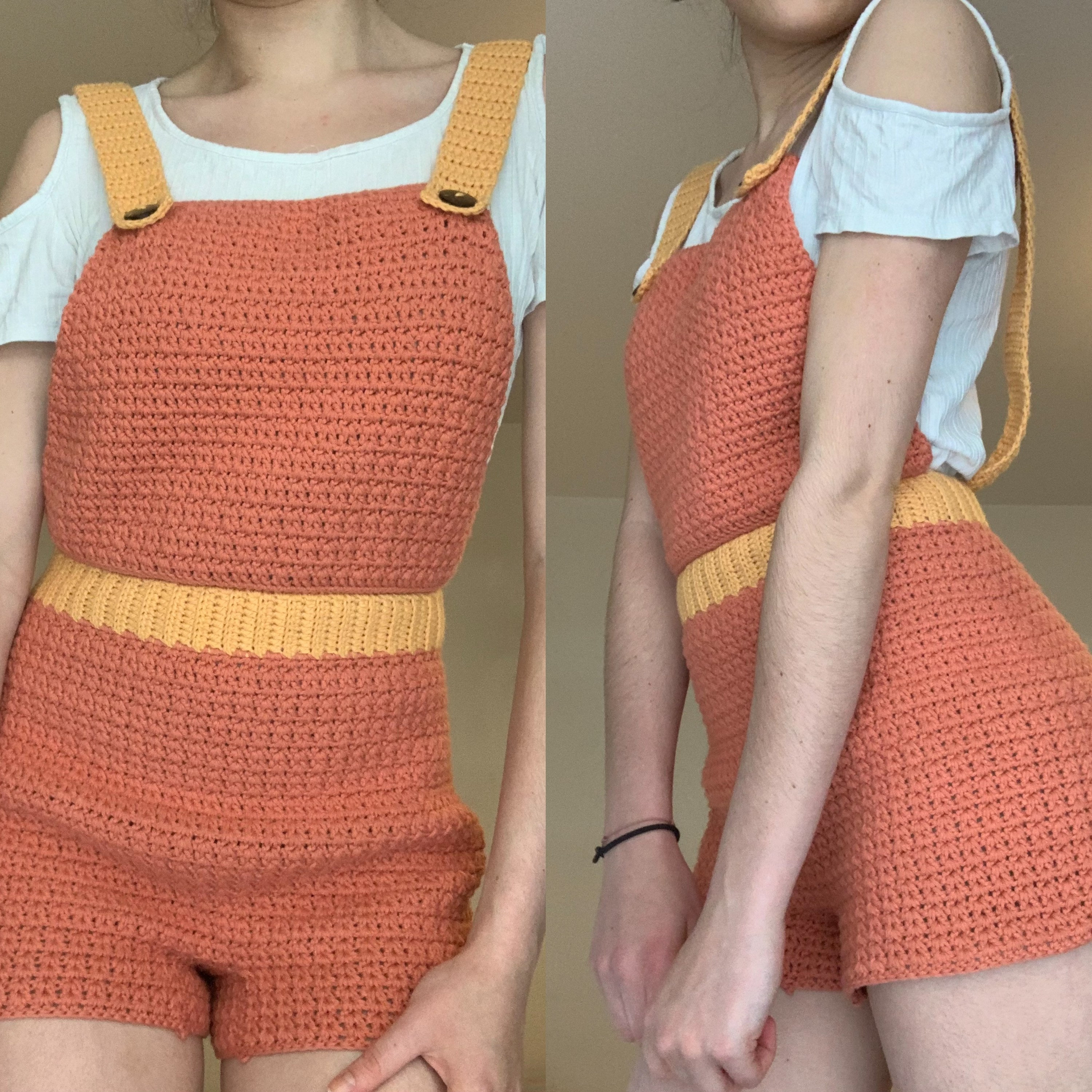 Crochet Written Pattern: Reese Overalls - Etsy