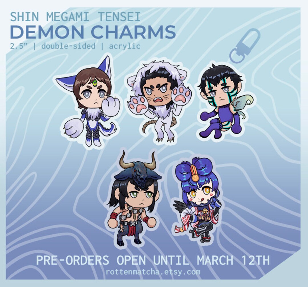 Protagonist Demon Charms SMT Charms - Etsy