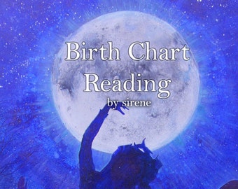 Western Birth Chart - Etsy