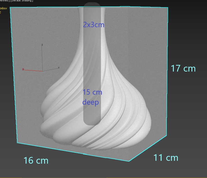 Ice Cream VASE ~ Silicone Mold Housing ~3D Print Model - Etsy UK