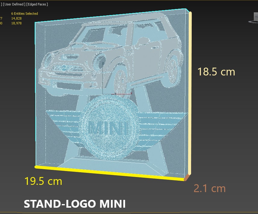 Digital STL/ Display Stand 3D Car Sign, Wall Decor, Car Logo, Keychain ...