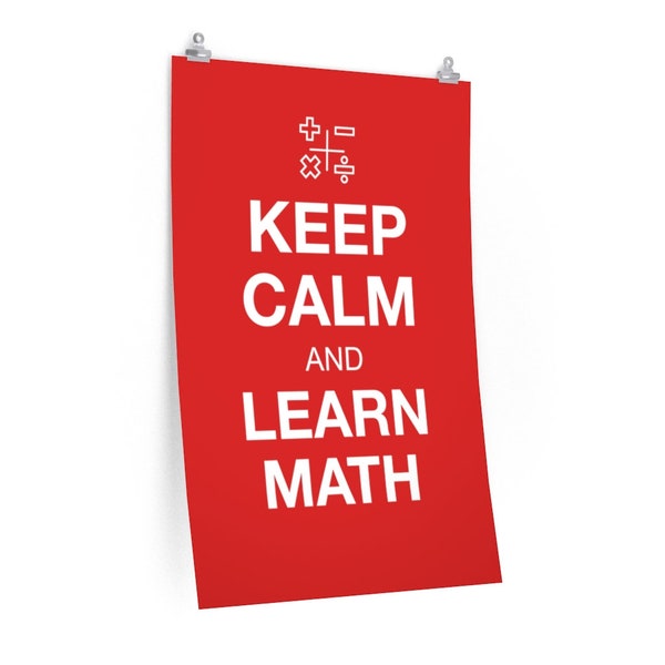 Keep Calm Math - Etsy