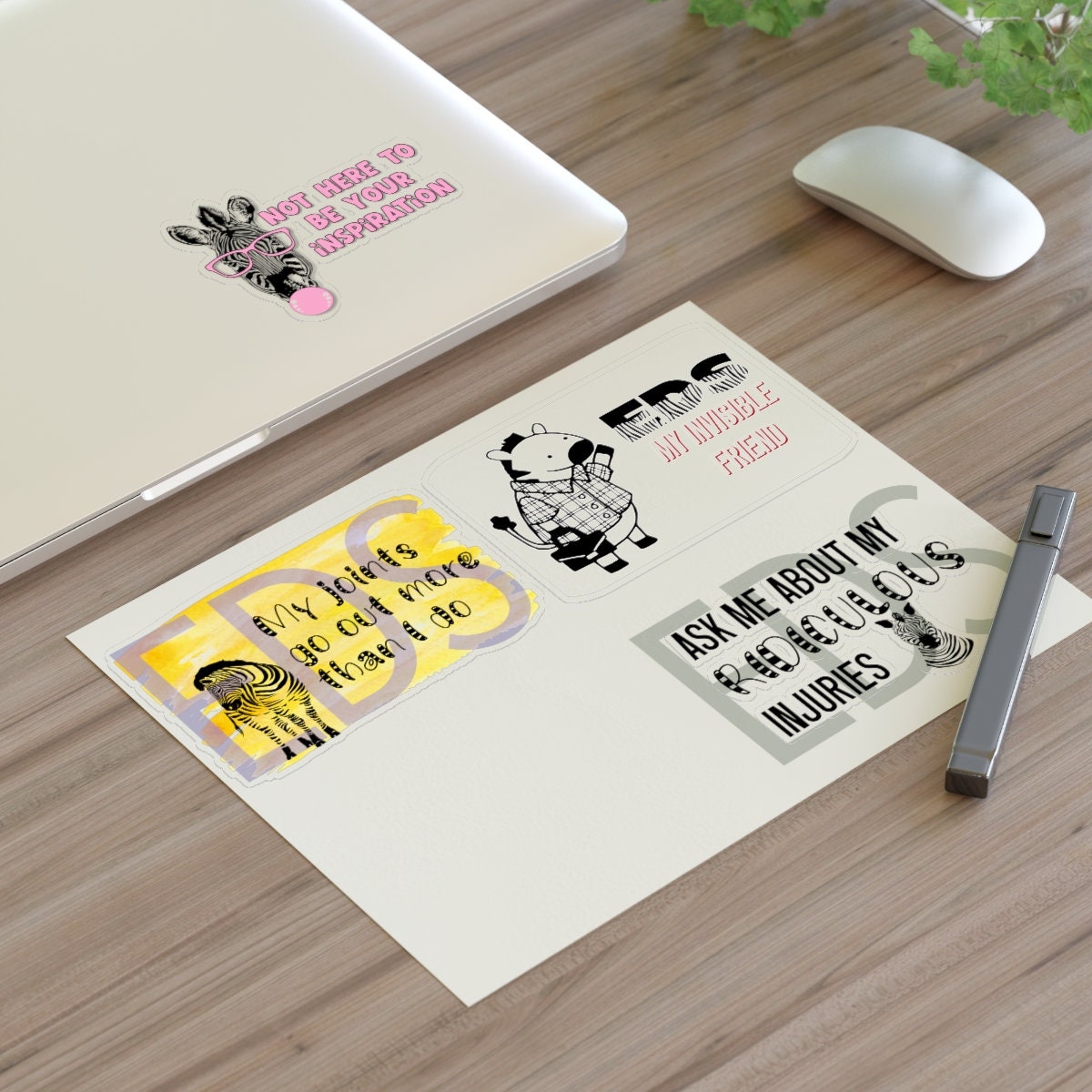 EDS Awareness Sticker Sheets Zebras for Ehlers-danlos - Etsy