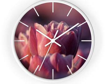 Tulips Wall Clock - Etsy