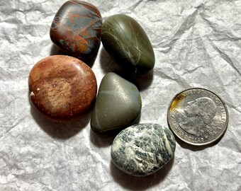 Tumbled Ocean Rocks - Polished Sea Rocks A6 - Etsy