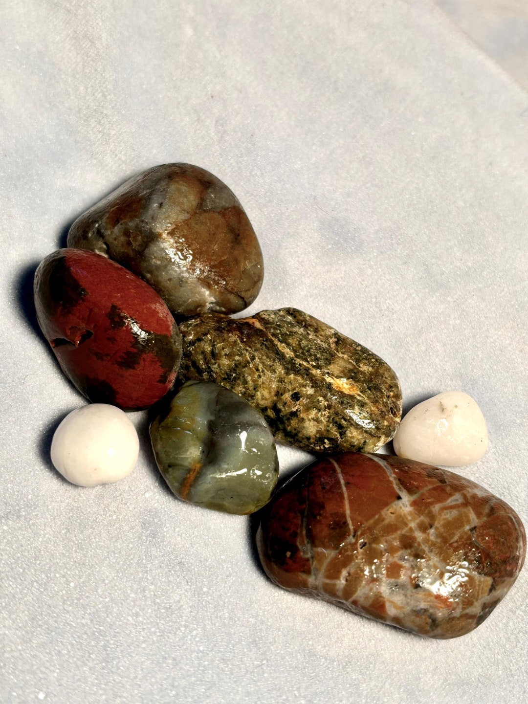 Natural Pacific Ocean Beach Rocks - Set of 7 Untumbled, Hand-collected ...