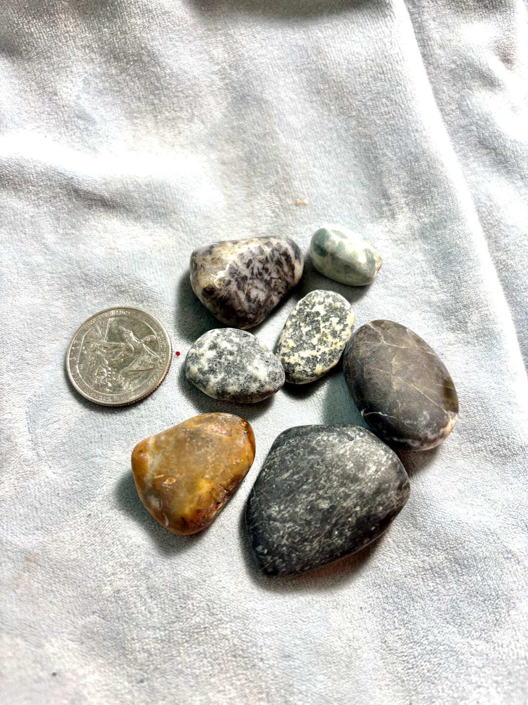 Tumbled Ocean Rocks - Polished Sea Rocks BB3 - Etsy