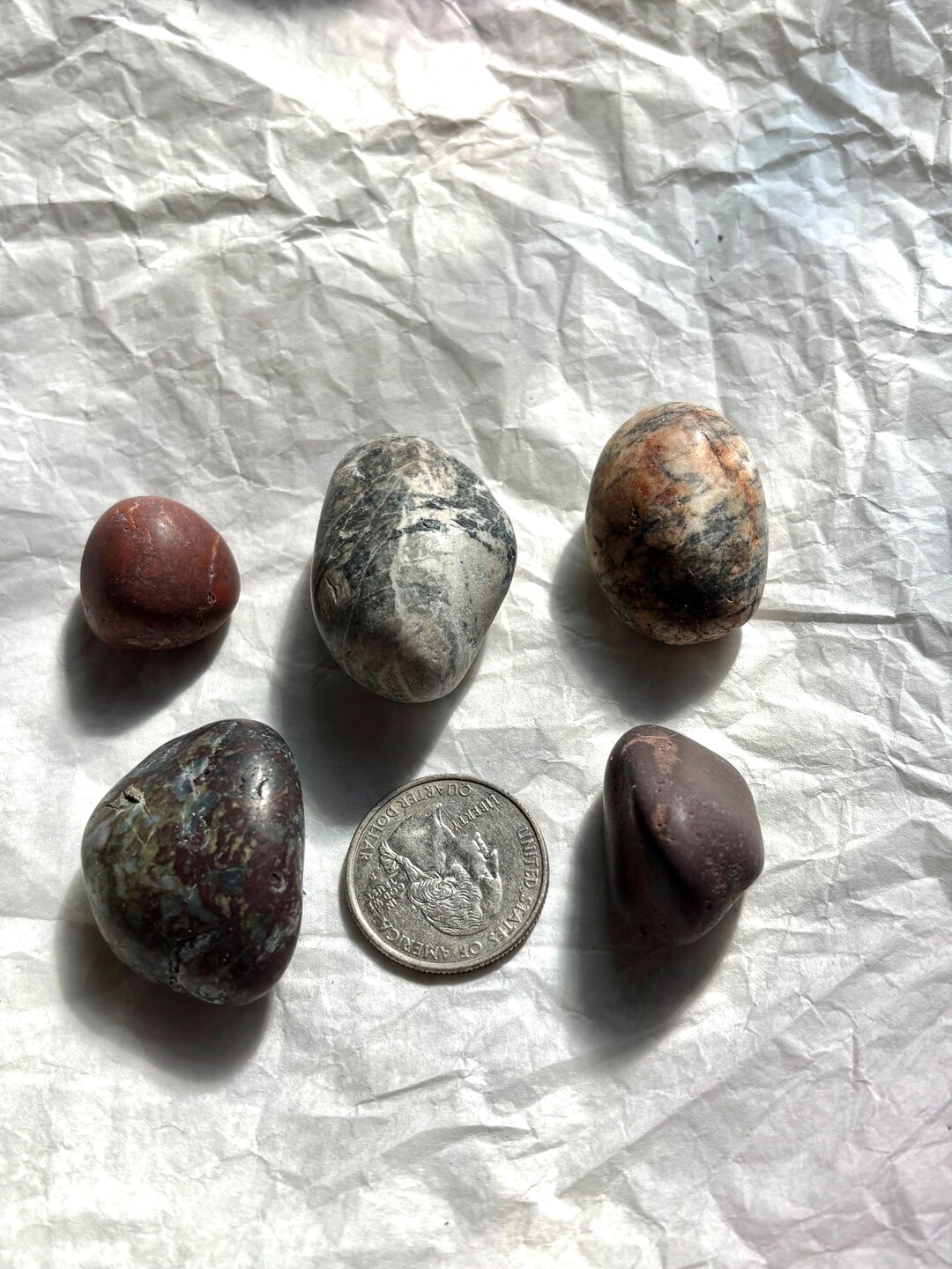 Tumbled Beach Rocks, Polished Natural Stones 06 - Etsy