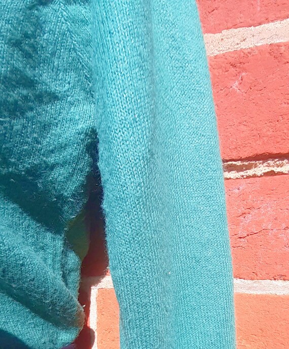 RARE! Green Vintage 50s American Sweater pin up sweat… - Gem