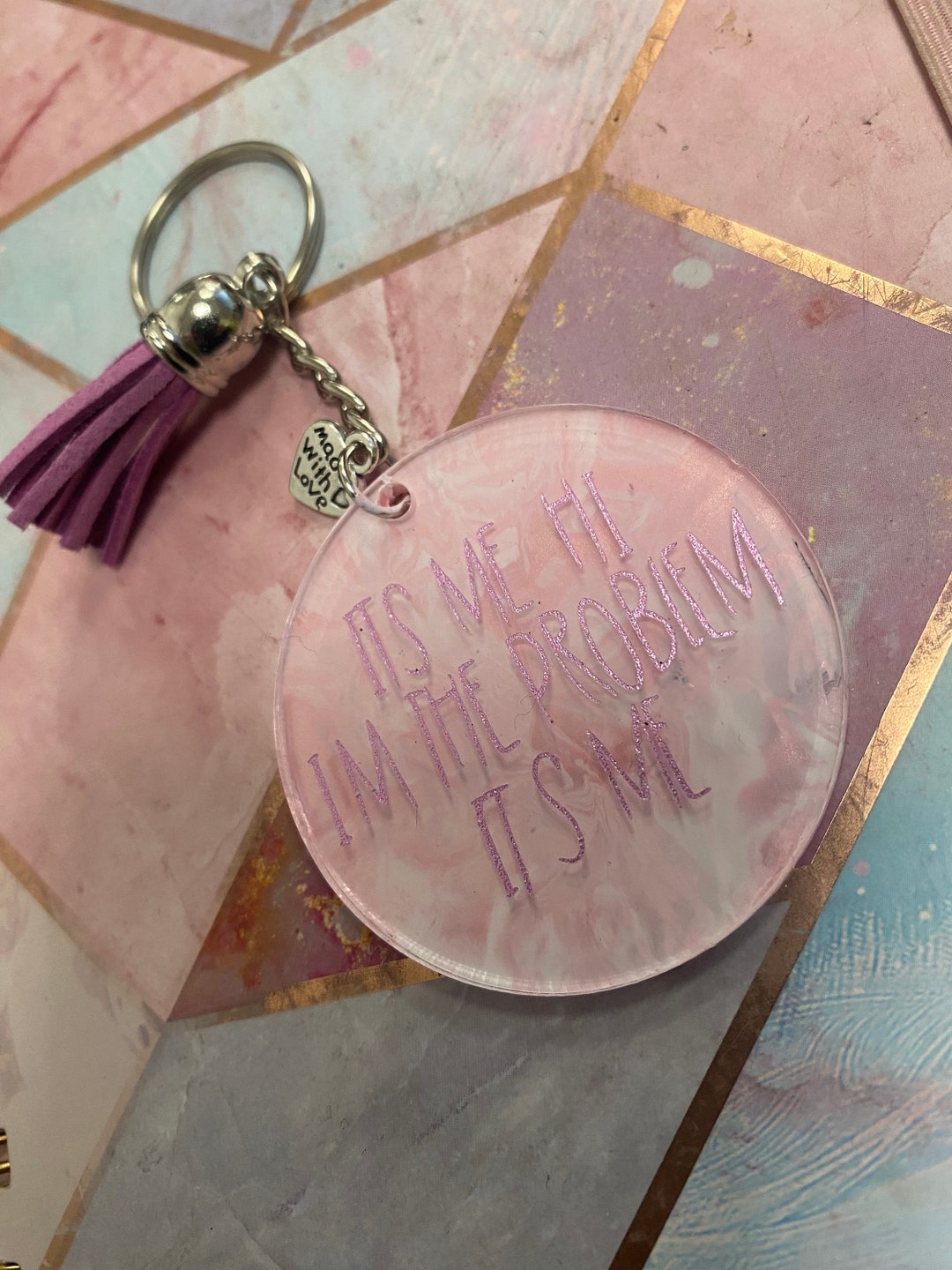 Taylor Swift Inspired Keyring - Etsy