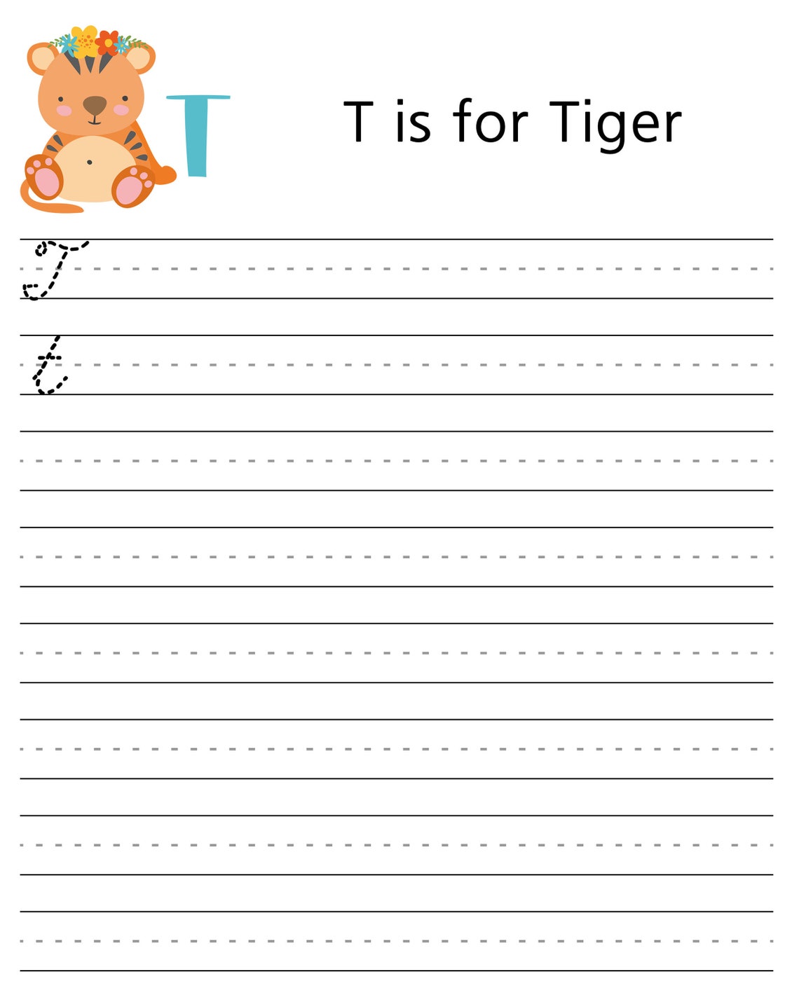 Handwriting Workbook for Kids Cute Handwriting Practice - Etsy