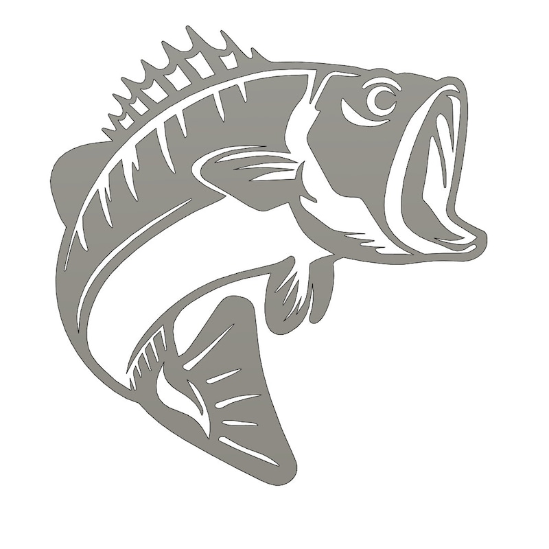 Bass Fish Svg - Etsy