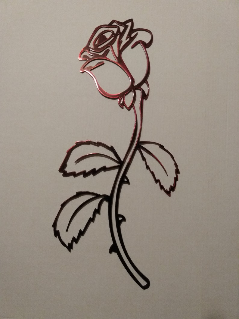 Table Top Rose Plasma CNC DXF Flower - Etsy