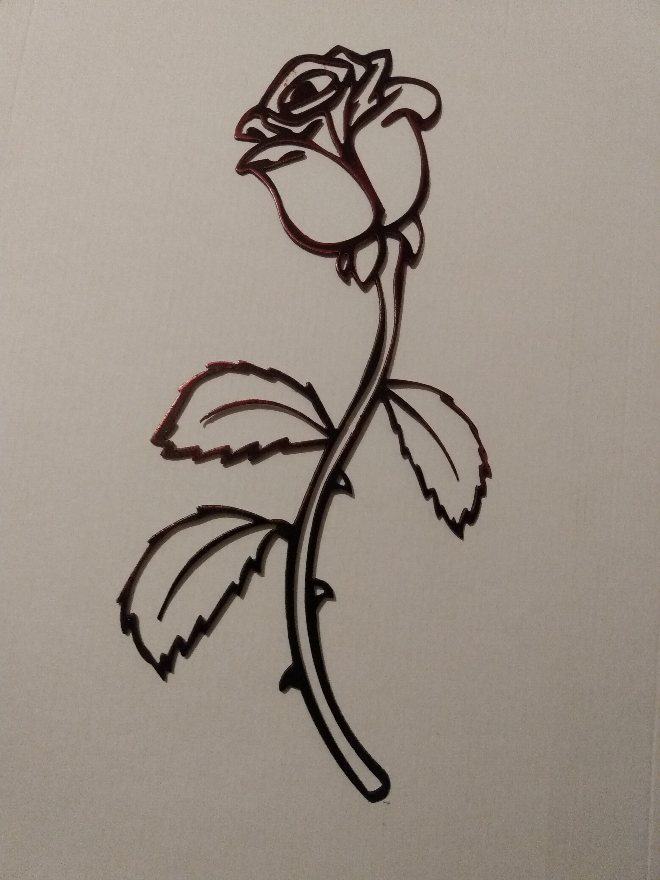 Table Top Rose Plasma CNC DXF Flower - Etsy