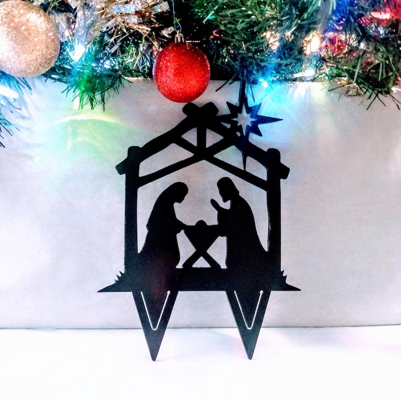 Vinyl Nativity - Etsy