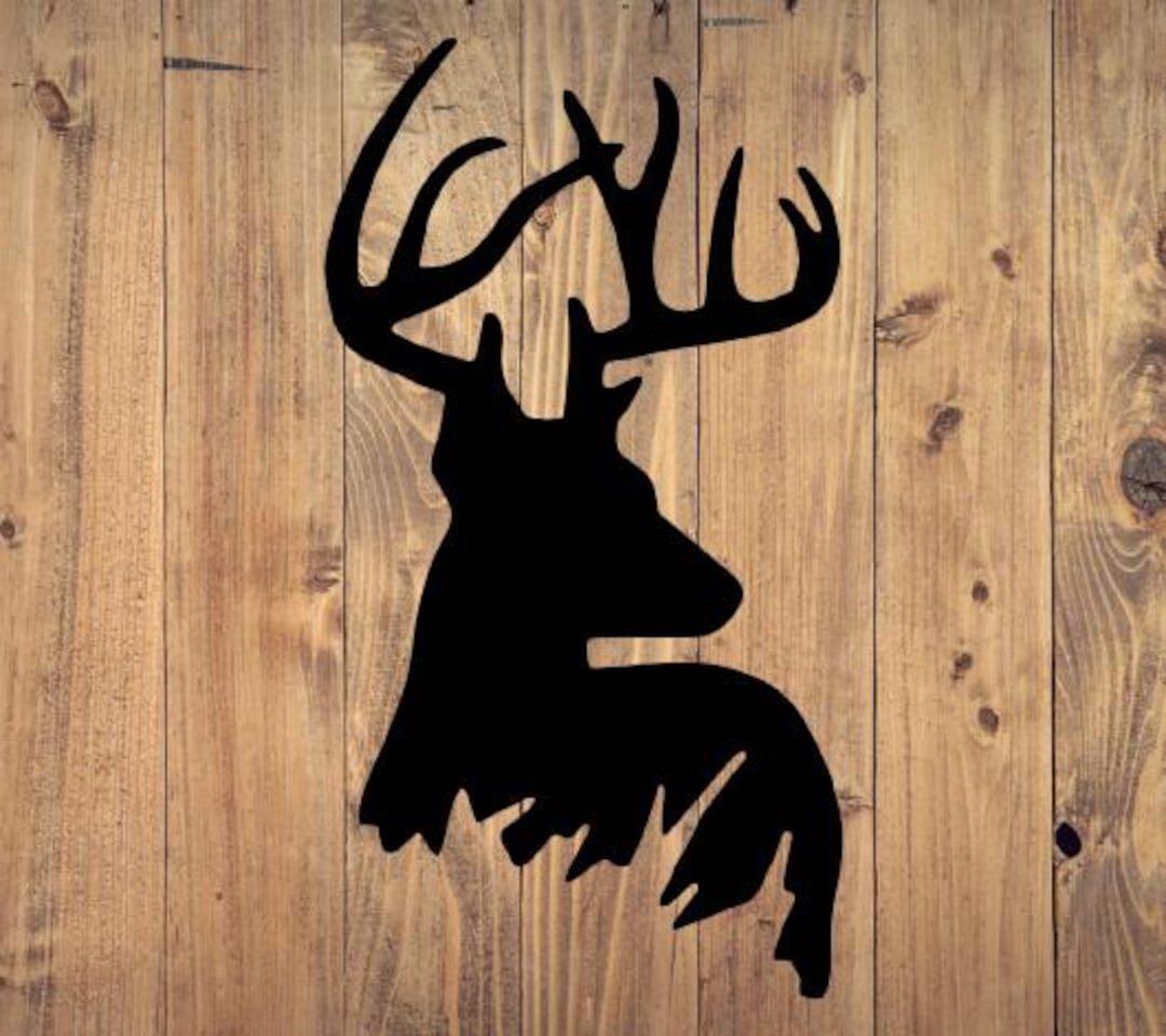 Deer in Grass, DXF Cut File, Svg Cut File, Dxf Files for Plasma Cnc ...