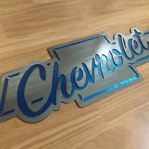 Vintage 1960s Chevy Logo: Plasma Cut DXF SVG JPEG (digital File) - Etsy
