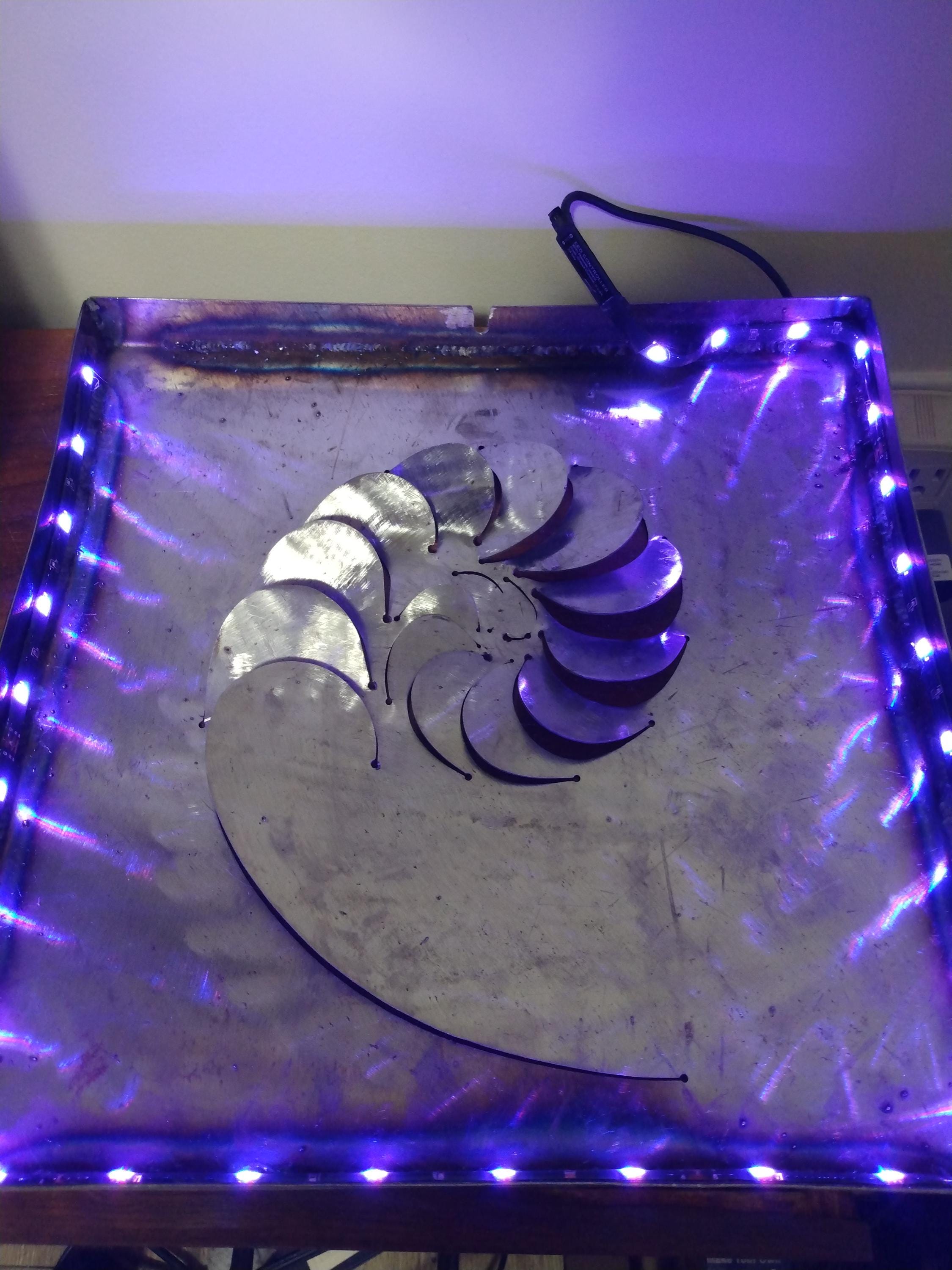 Ammonite Shell Night Light DXF - Lamp DXF File for Plasma/laser Cutting ...