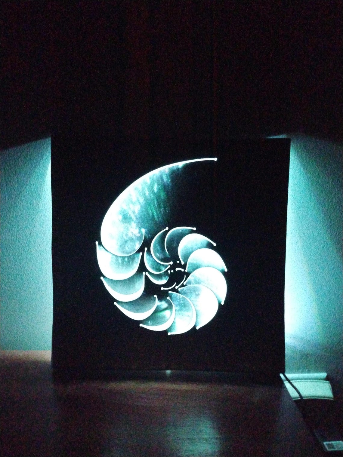 Ammonite Shell Night Light DXF - Lamp DXF File for Plasma/laser Cutting ...