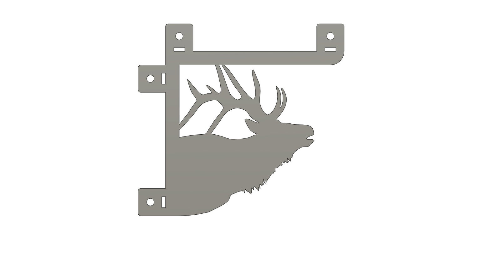 DEER ELK DXF File - Etsy