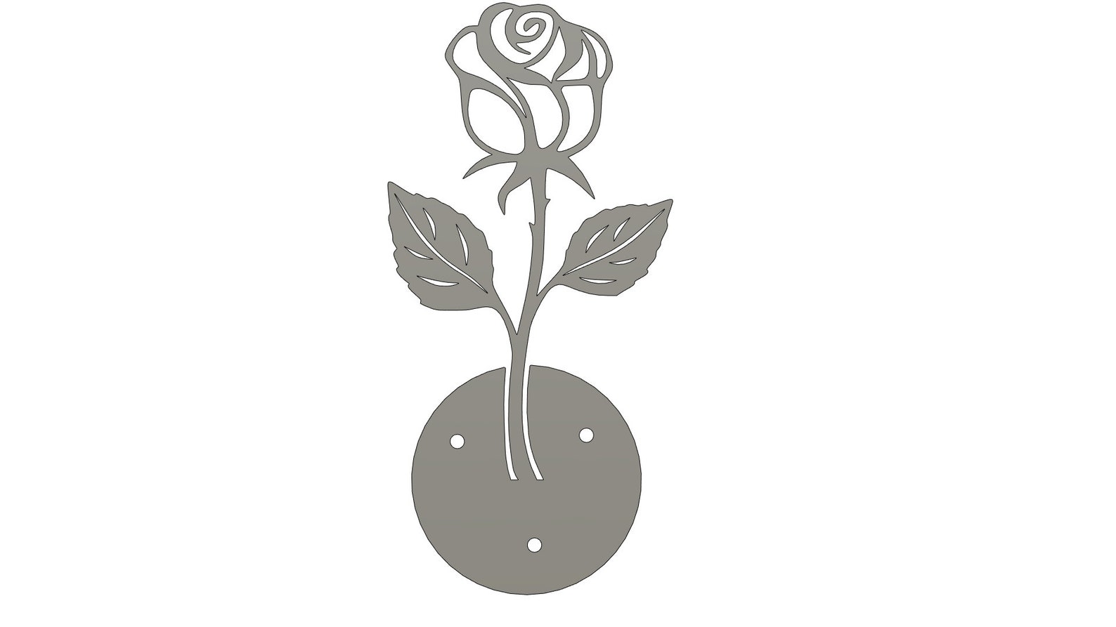 Table Top Rose Plasma CNC DXF Flower - Etsy