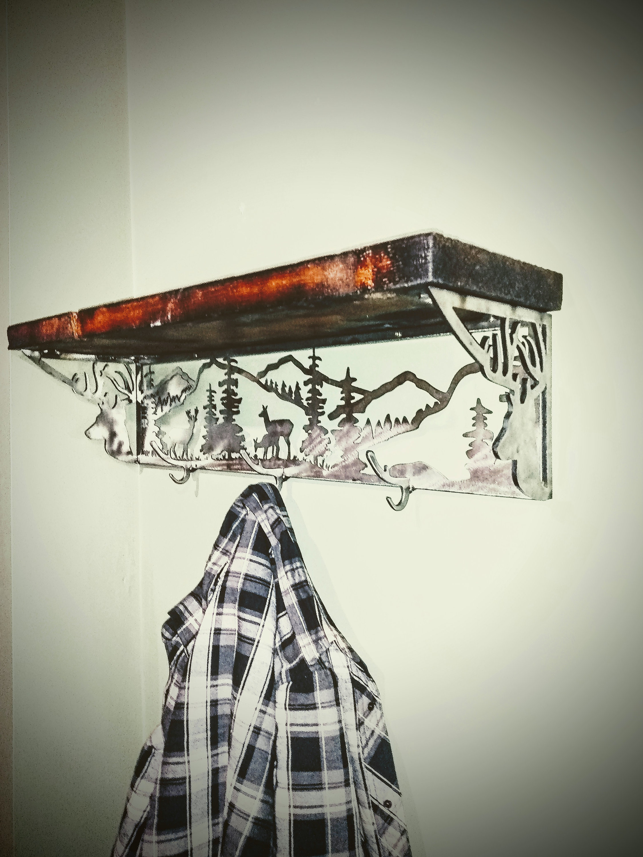 Deer Shelf Brackets DXF: Rustic CNC Plasma Cut File (digital Download ...