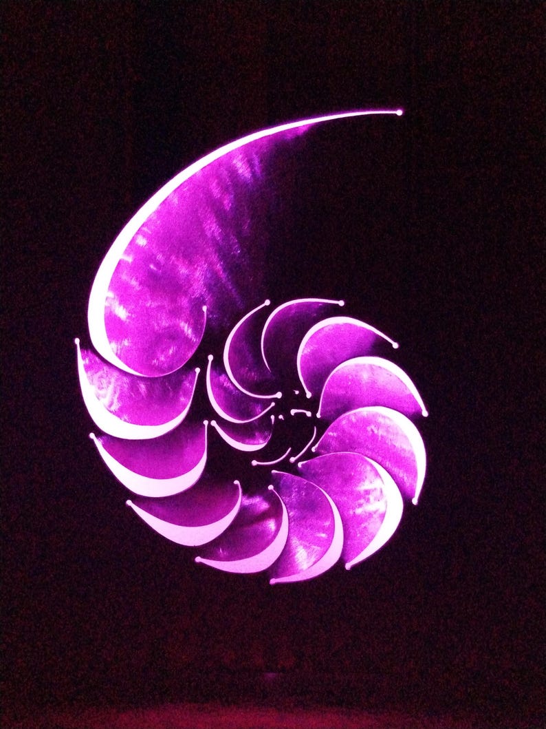 Ammonite Shell Night Light DXF - Lamp DXF File for Plasma/laser Cutting ...