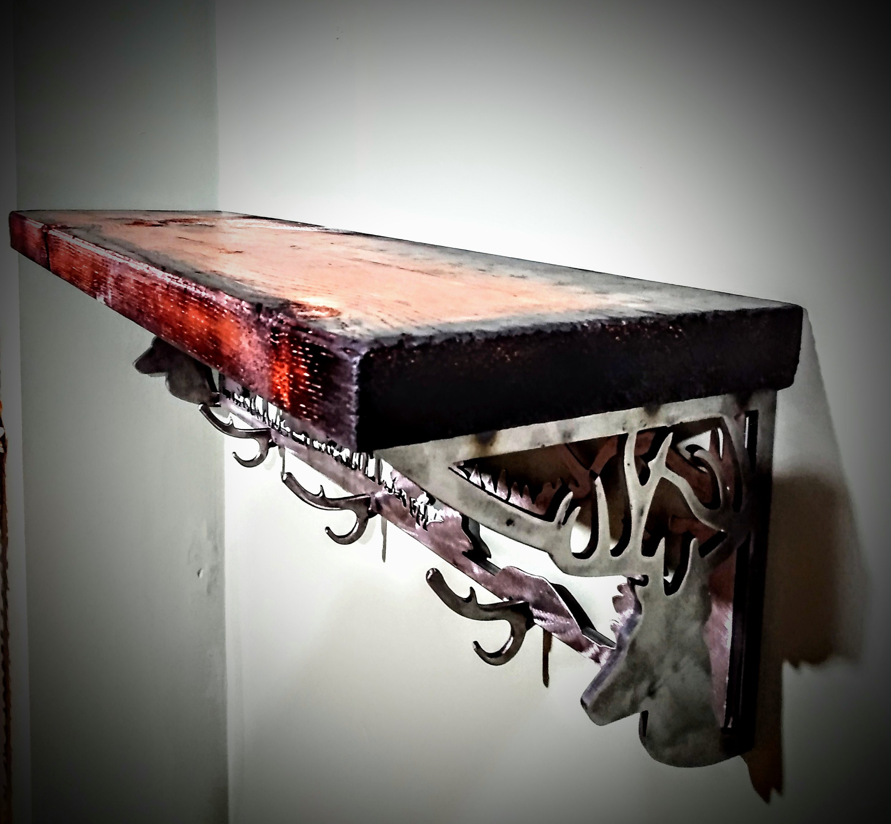 Deer Shelf Brackets DXF: Rustic CNC Plasma Cut File (digital Download ...