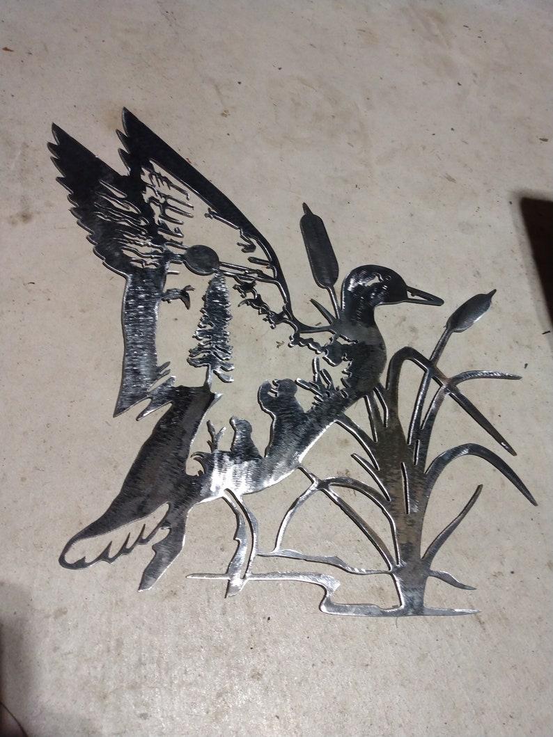Duck Hunting Scene DXF File: Dog Hunt Camp Stencil - Etsy