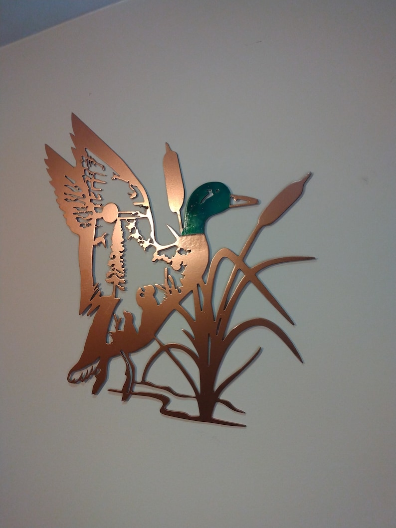 Duck Hunting Scene DXF File: Dog Hunt Camp Stencil - Etsy