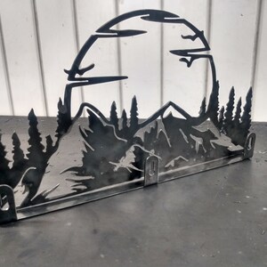 Mountain Scene, DXF Cut File With Fold Points, Base for L.e.d Lights ...