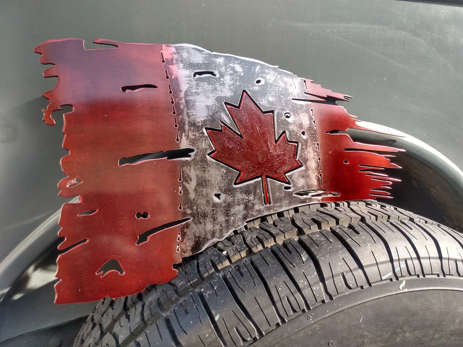 Digital DXF SVG Jpeg Tattered Canadian Flag Cut Ready for CNC, Vinyl ...