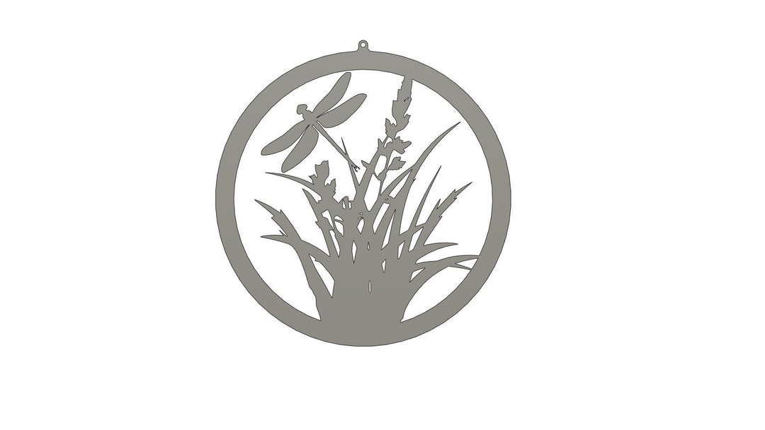 Dragonfly in Wild Grass DXF Instant Download Digital Download Plasma ...