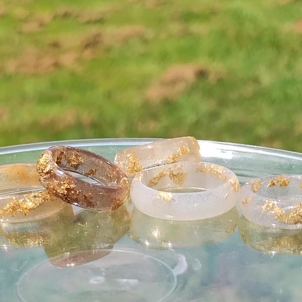 Resin Stacking Ring - Etsy